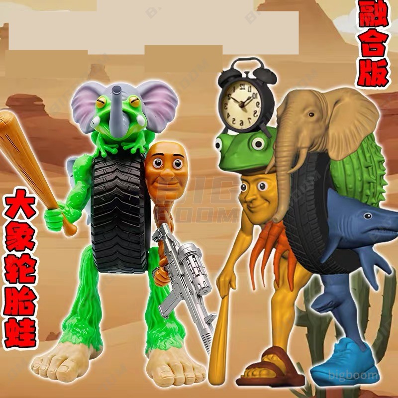 Tung Tung Tung Saur 18 Chiếc Nhân Vật Hành Động Ballerina Cappuccina ...