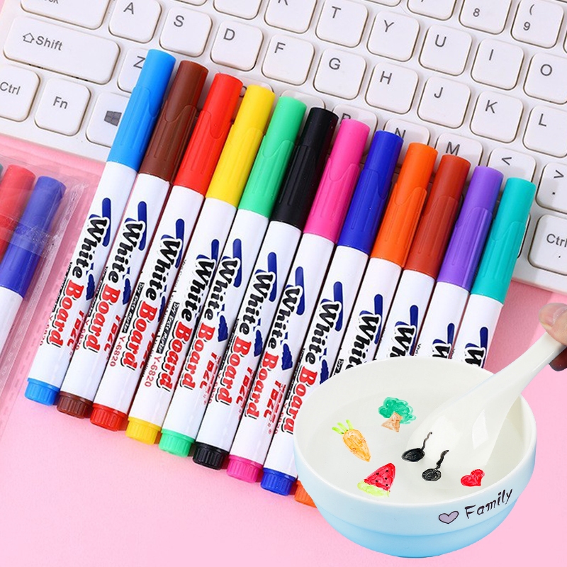 Màu Bảng Trắng Bút Magic Nước Nổi Bút Xóa Nước Graffiti Bút Văn Phòng ...