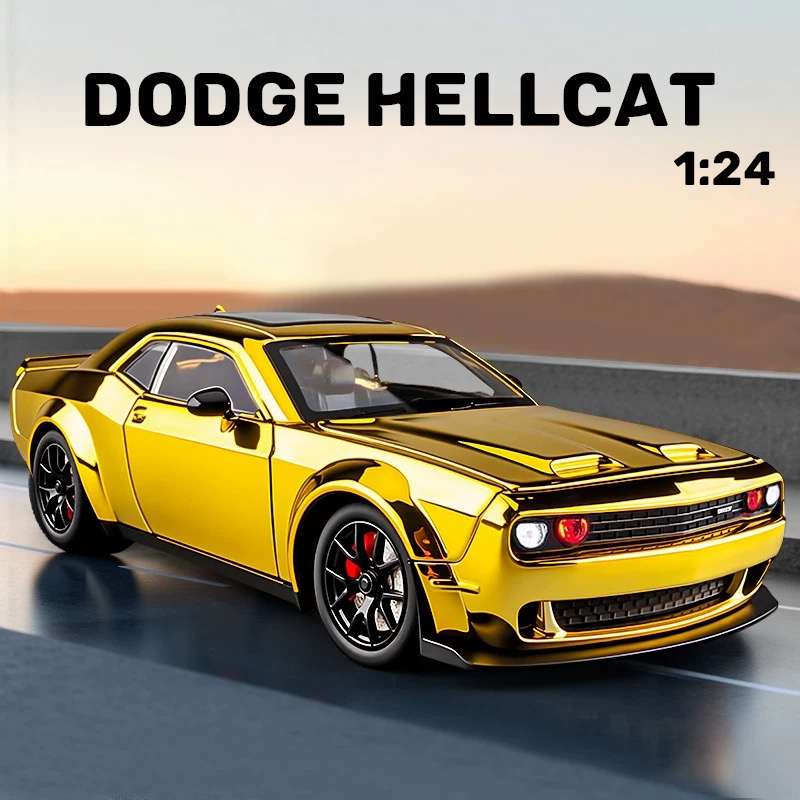 Tỉ Lệ 1: 24 Dodge Hellcat Hợp Kim Xe Mô Hình Diecast Xe Ô Tô Đồ Chơi ...