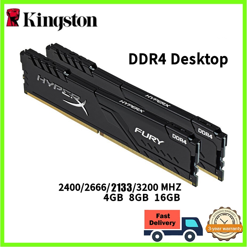 Kingston Hyperx 4GB 8GB 16GB Hyperx BEAST RAM máy tính để bàn DDR4 DIMM 2133 MHz 2400 MHz 2666 ...