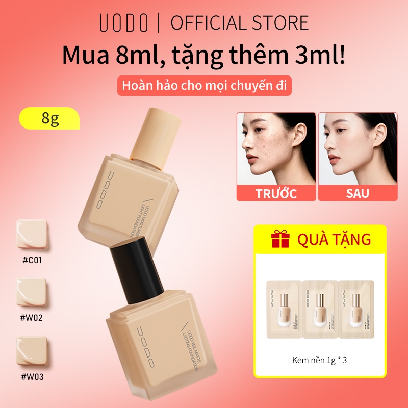 UODO Foundation Mini Size Kiểm soát dầu lâu trôi không thấm nước 24h ...