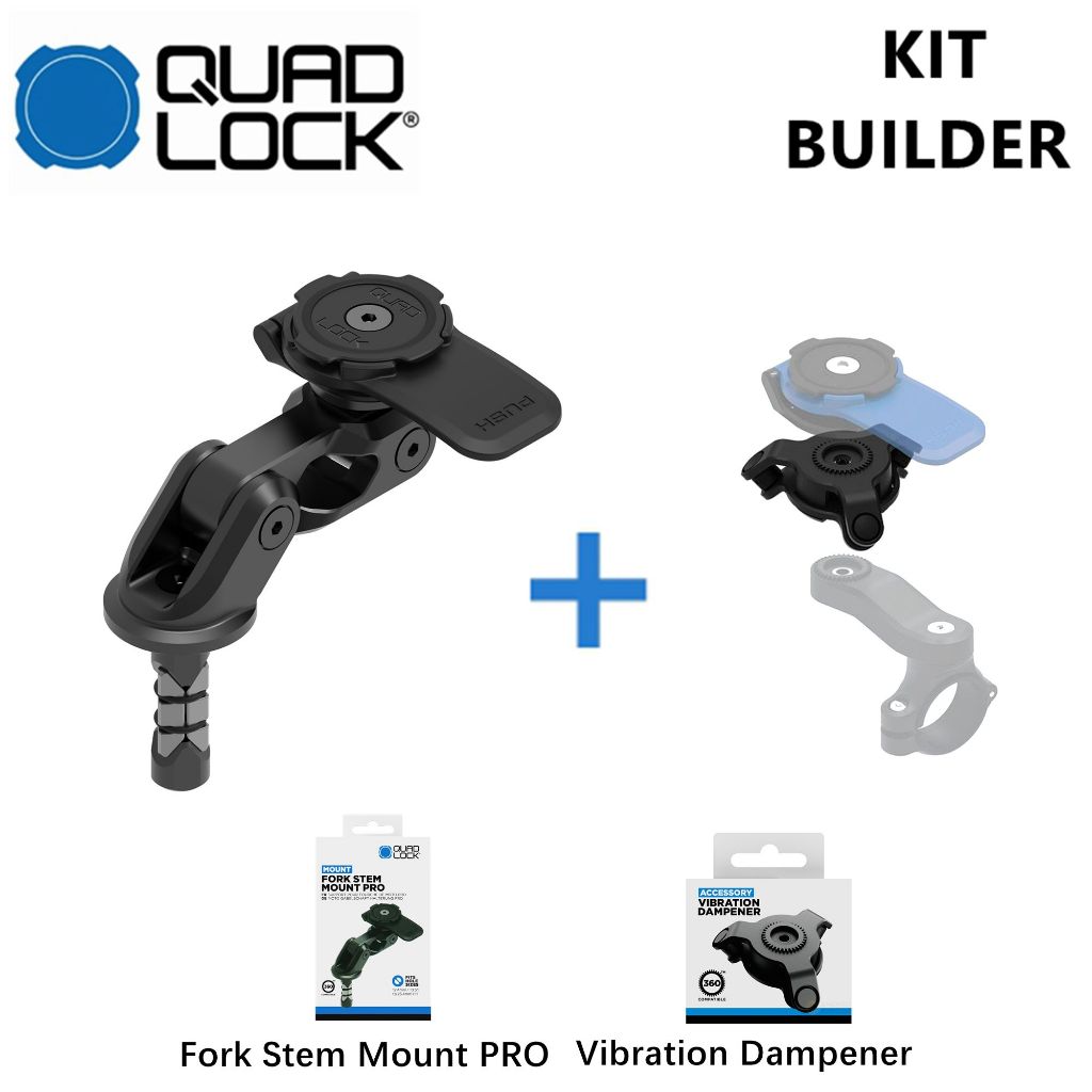 Xe máy Quad Lock chính hãng - Fork Stem Mount PRO Giá đỡ điện thoại Bộ ...