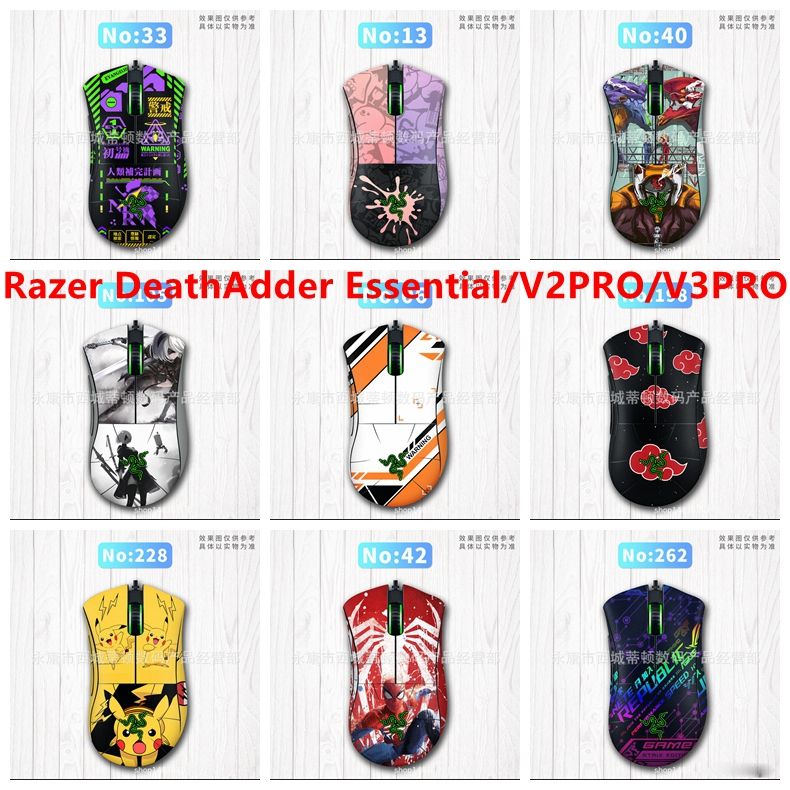 Miếng Dán Da 30 Màu Tương Thích Với Razer DeathAdder Essential / V2 Pro ...