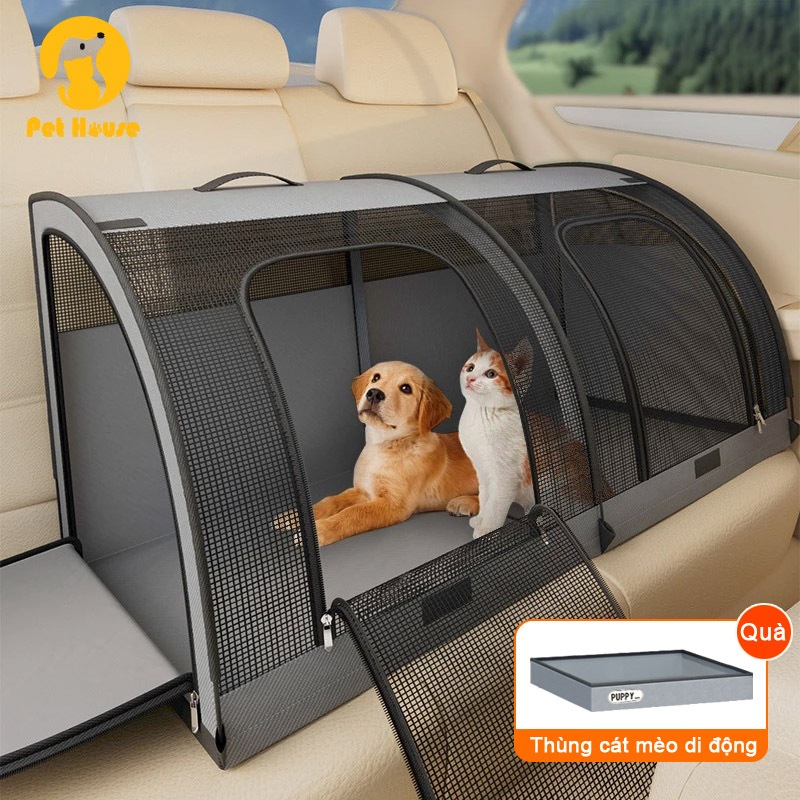 Lồng mèo,Lồng chó,Không gian rộng thoáng khí,Xe vận chuyển Pet Cage ...
