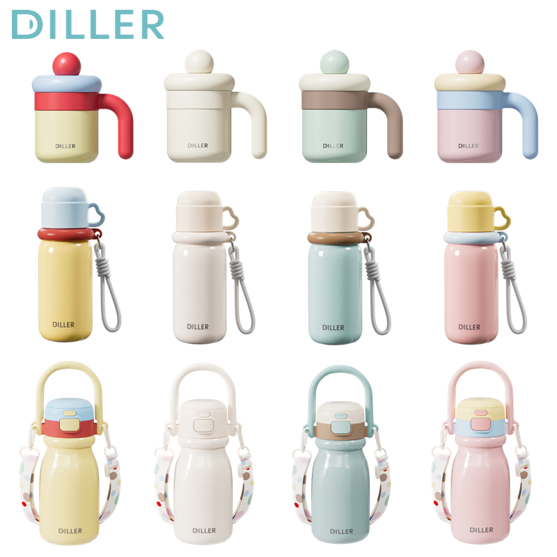 Bình giữ nhiệt Diller Ace (480 / 500 / 520ml) - Thép không gỉ 316, Giữ nhiệt độ, Chống rò rỉ ...