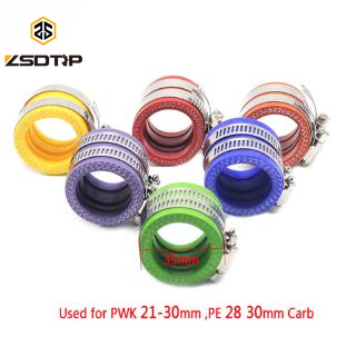 Zsdtrp Xe Máy Hố Bụi Bẩn Xe Đạp Bộ Chế Hòa Khí Cao Su Adapter Đầu Vào Ống Hút Cho MIKUNI VM24 ...