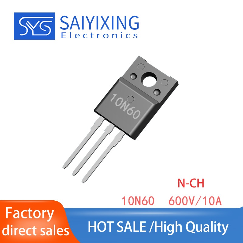 MOSFET 10N60 TO-220F N Kênh Điều Khiển Hiệu Ứng Trường FQPF10N60C ...