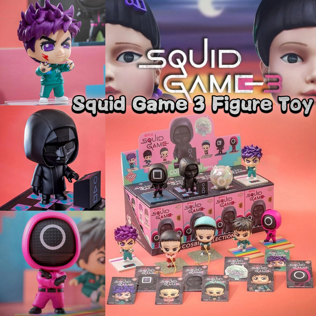 ⚡Hàng có sẵn⚡ Squid Game 3 Hộp mù Nhân vật hành động Bộ sưu tập đồ chơi ...