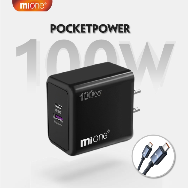 Củ sạc nhanh Mione 100W Bộ sạc nhanh USB Type C PD Cho iPhone 17 16 Pro ...