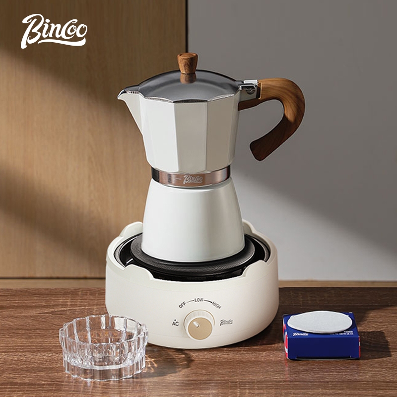 Bincoo Moka Nồi Cà Phê Bếp Điện Nhỏ Bộ Máy Cà Phê Trọn Bộ Thiết Bị Khai Thác 3 / 6 Người (220V ...