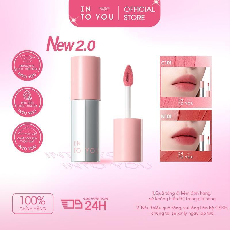 [LIVE] 2.0 Air Lip Mud INTOYOU Thin Matte Soft Mist Velvet Lip Glaze ...
