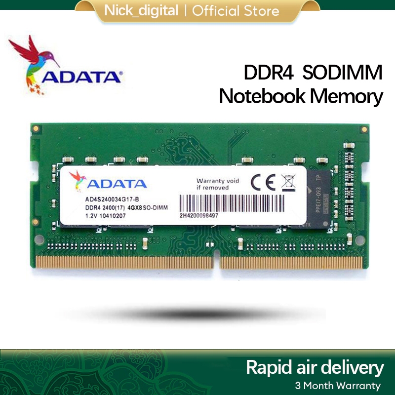 ADATA DDR4 RAM 8gb 4gb 16gb 3200mhz 2666mhz 2400mhz 2133mhz 1.2V 260PIN Notebook SODIMM Laptop ...