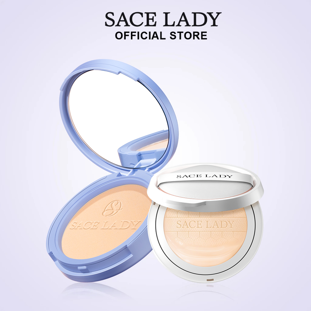 SACE LADY Water-Lumi Matte BB Cushion + Kiểm soát dầu Bột nhỏ gọn Bộ ...