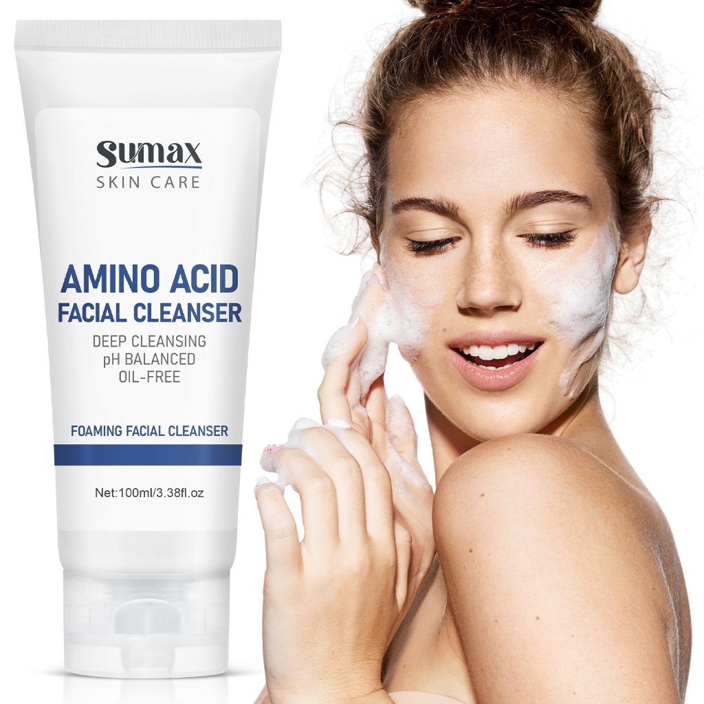 SUMAX 100ml Sữa rửa mặt axit amin cấp độ Barrier Kiểm soát dầu axit ...