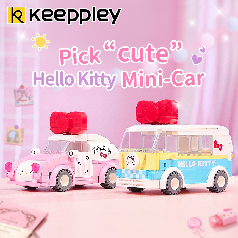 Hellokitty Sanrio Hello Kitty Lắp Ráp Khối Xây Dựng Xe Buýt Xe Ô Tô Đồ ...