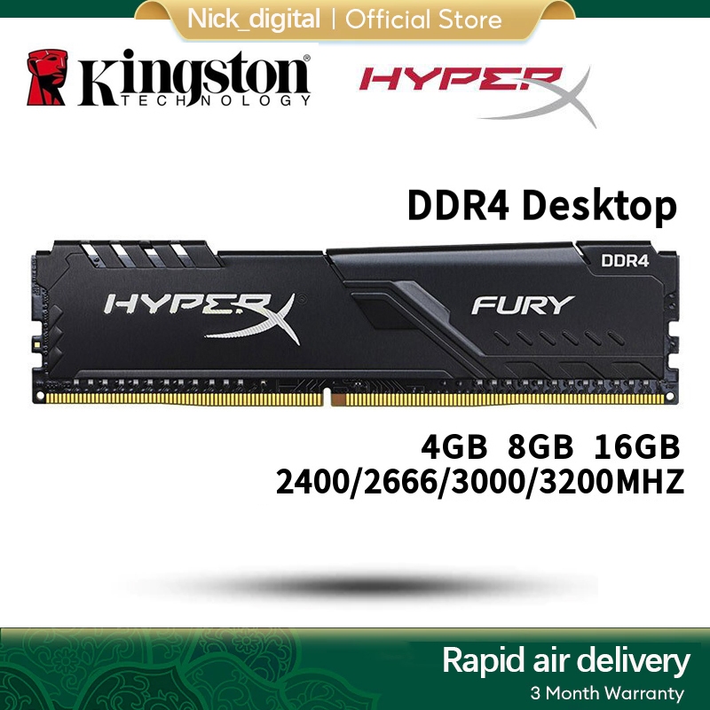 Kingston HyperX Fury DDR4 PC RAM 4GB 8GB 16GB DDR4 2133 MHz 2400 MHz 2666 MHz 3200 MHz Bộ nhớ ...