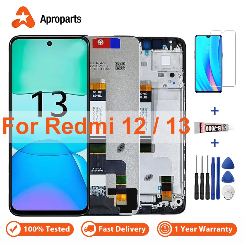 Màn Hình Cho Xiaomi Redmi 12 4G 13 4G RMX3871 12 5G 13 5G 23076RN4BI ...