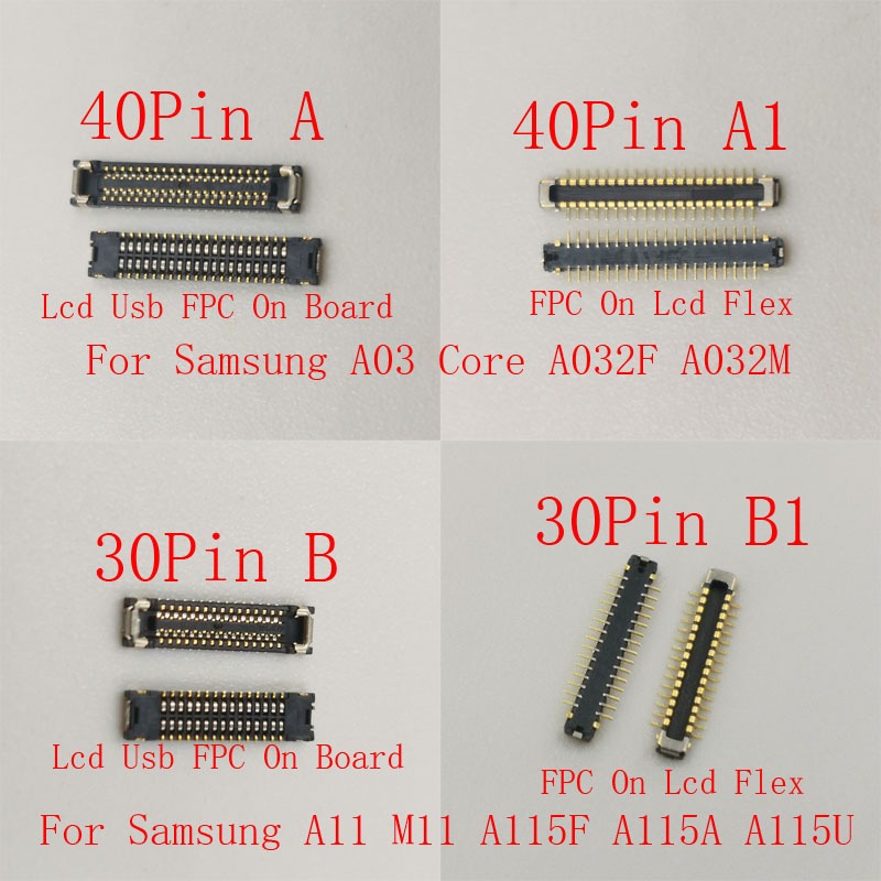 1-10 Cái Màn Hình Lcd Đầu Nối FPC Cắm Usb Cho Samsung Galaxy A03 Core ...