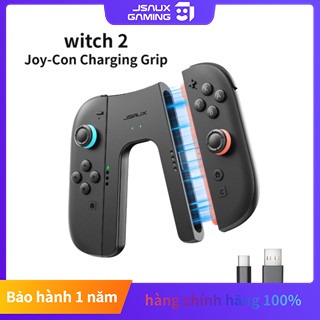 JSAUX Joy-Con Tay Cầm Sạc Cho Nintendo Switch 2 Cần Điều Khiển Tay Cầm Giá Đỡ Đế Sạc Di Động Cho ...