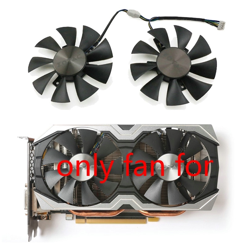 GFY09010E12SPA Video Card Fan Thay Thế Cho Zotac GTX 1060 AMP / GTX1070 ...