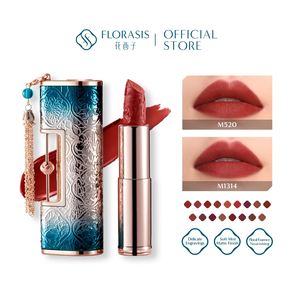 Florasis ( Hoa Tây Tử) Son Blooming Rouge Love Lock – Chất lì mịn, nhẹ ...