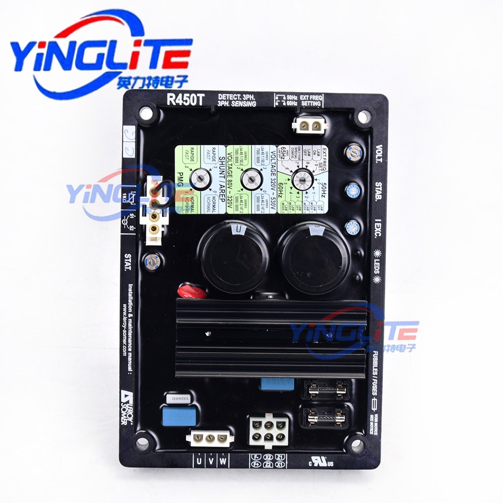 Bộ điều chỉnh điện áp tự động R450T chính hãng AVR cho máy phát điện ...