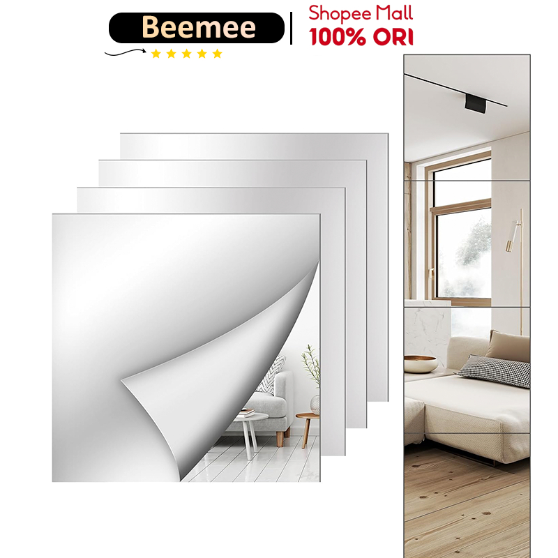 Beemee Nhãn dán tường gương /toàn thân /chống vỡ cơ thể, tủ quần áo ...