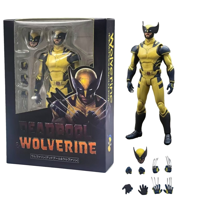 15.5cm Marvel Avengers Deadpool Siêu Anh Hùng Wolverine Nhân Vật Hành ...