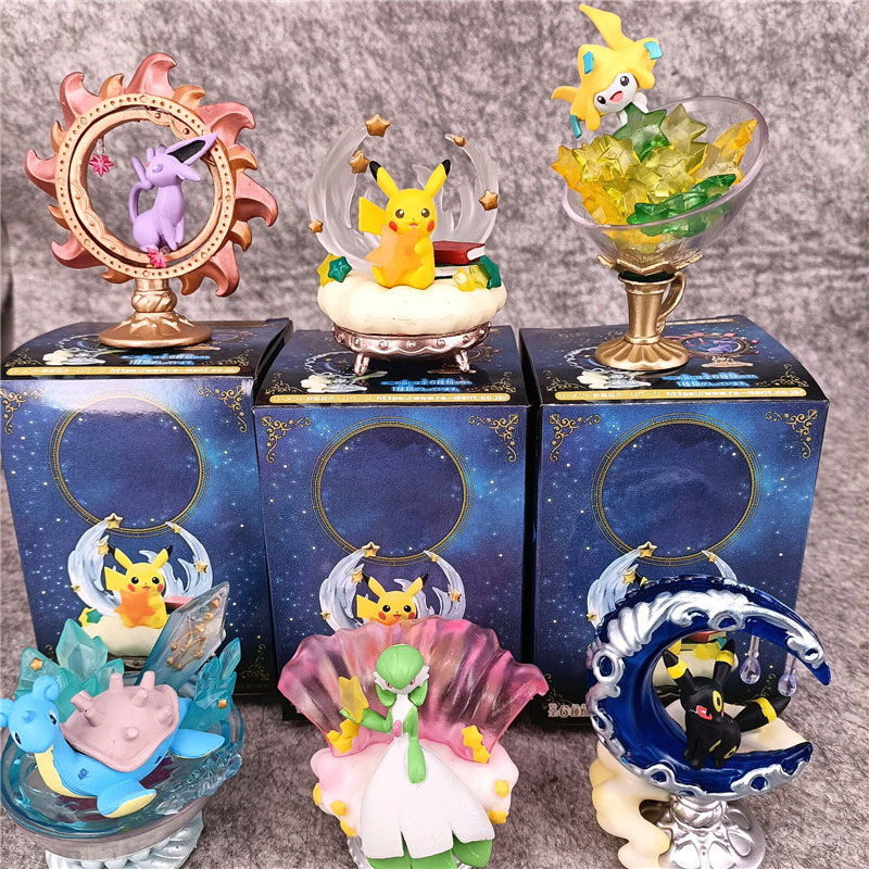 6 Chiếc 6cm Pokemon Espeon Pikachu Jirachi Squirtle Gardevoir Umbreon ...