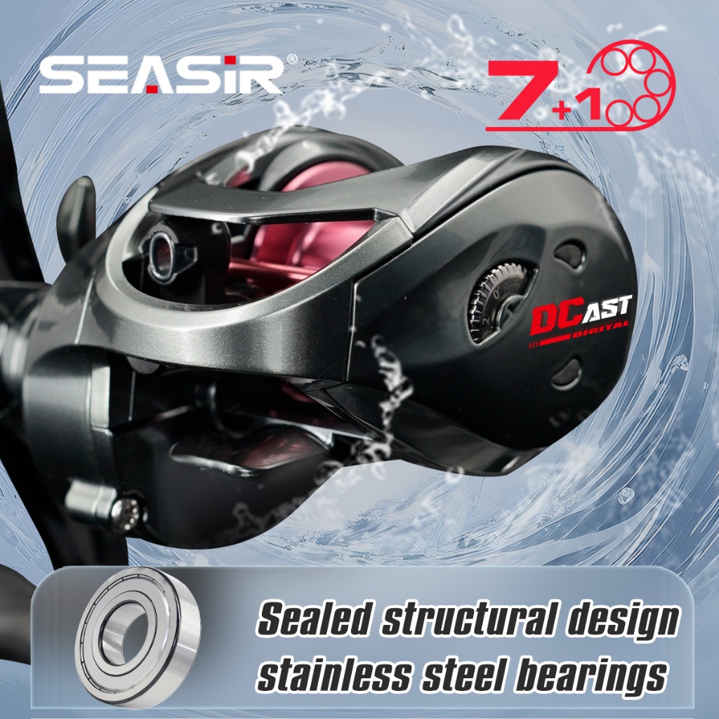 SEASIR Thương hiệu DCAST DC Baitcasting Cuộn dây câu Điều khiển kỹ ...