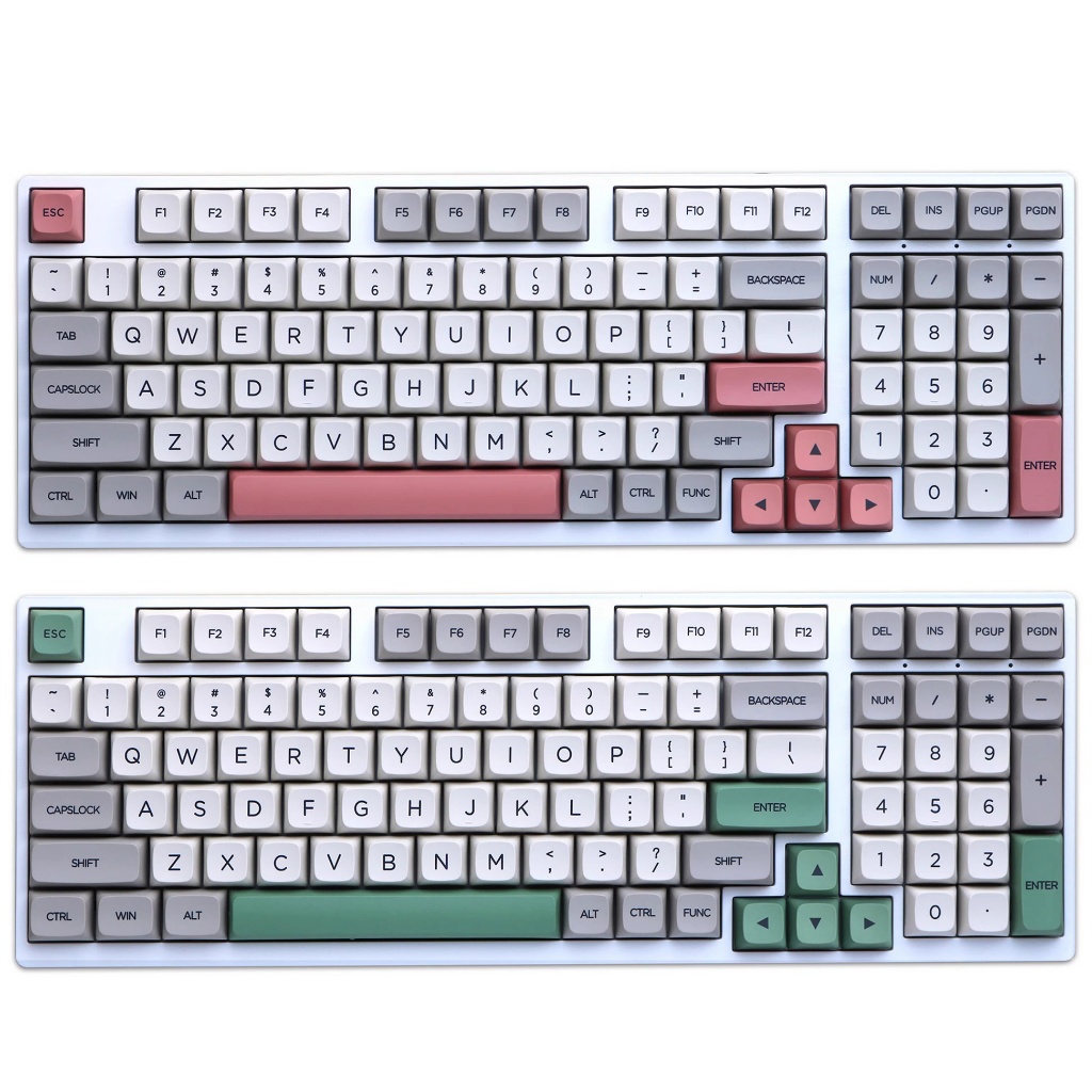 9009 Keycaps Phong Cách Vintage XDA profile Dye Sub PBT Keycap Vải 61 ...