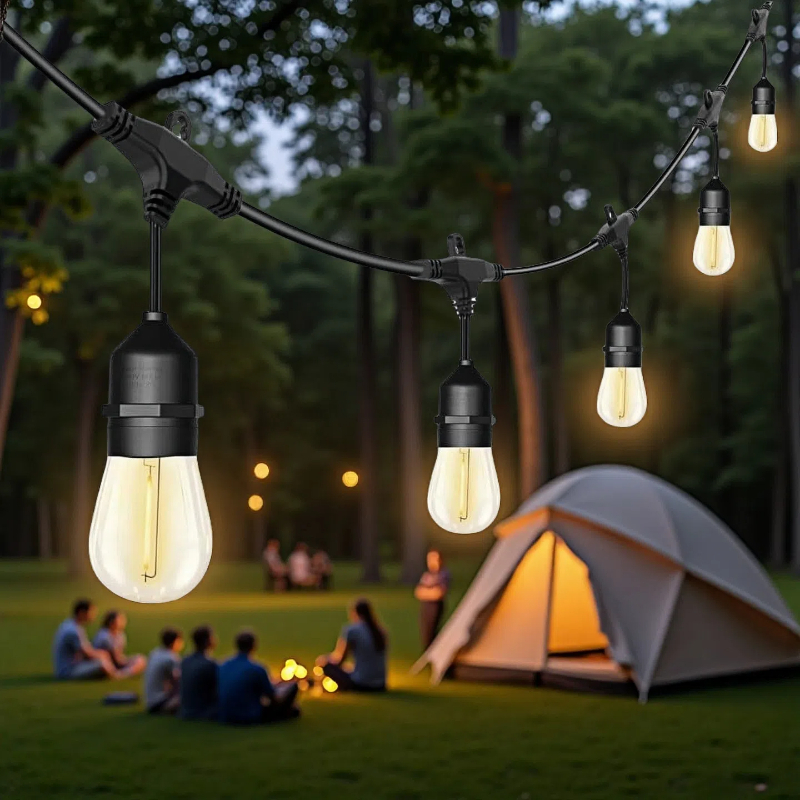 S14 String Lights, Bistro Lights, Outside Hanging Lights for Garden ...
