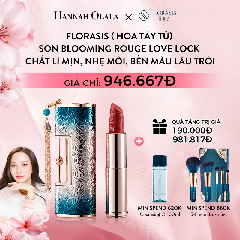 【Hannah Olala Livestream】Florasis ( Hoa Tây Tử) Son Blooming Rouge Love ...