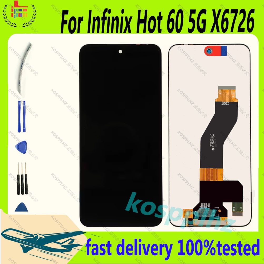 6,7 inch Cho Infinix Hot 60 LCD X6726 Màn Hình Hiển Thị Bộ Số Hóa Lắp ...