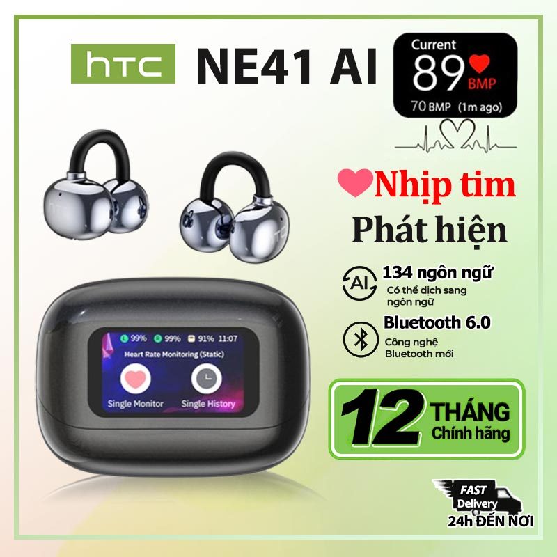 HTC NE41 Tai nghe dịch thuật Tai nghe Bluetooth V6.0 không dây Theo dõi ...