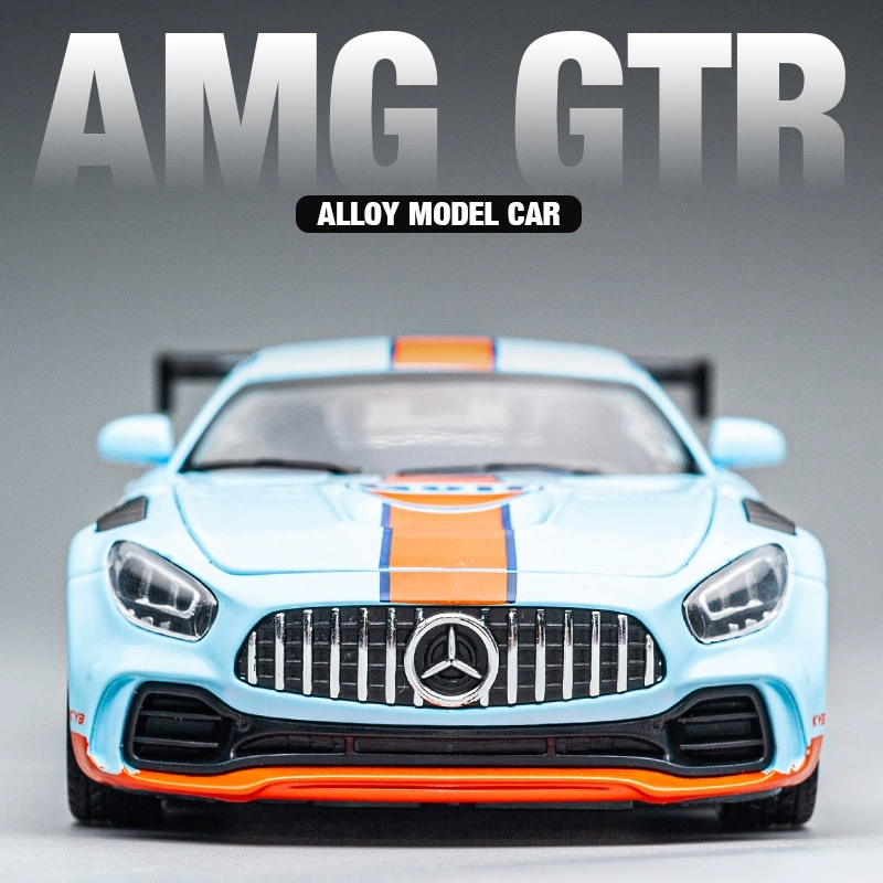 MINIAUTO 1: 32 Mercedes-Benz AMG GTR Phiên bản theo dõi Đồ chơi Mô hình xe ô tô Diecast Racing ...