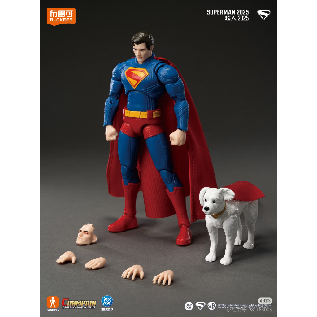 [Còn hàng] Blokées Building Block Hình DC Heroes Champion Class Superman Nhân vật hành động khớp ...