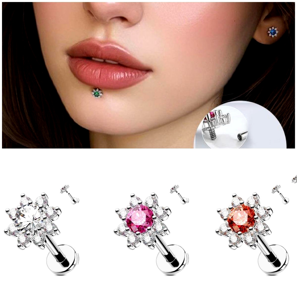 Bông tai hợp kim titan trang sức đâm thủng đơn giản | Shopee Việt Nam