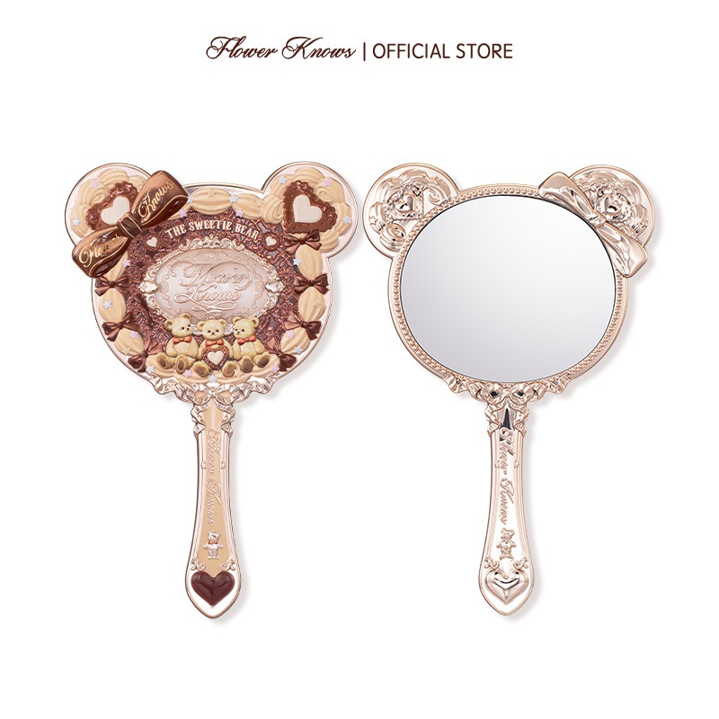 Flower Knows Hand Mirror Dụng cụ trang điểm Gương di động Gương trang ...