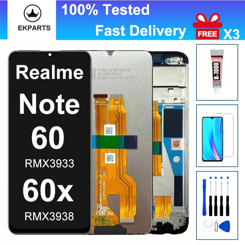 Màn Hình 6,74 "Cho OPPO Realme Note 60 60X RMX3933 RMX3938 LCD Với Bộ ...