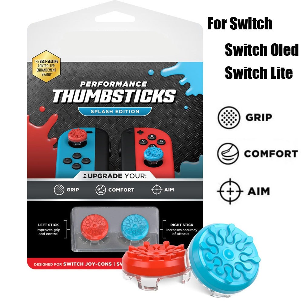 KF Freek Splatoon Performance Thumbsticks cho Nintendo Switch & Switch Oled / Lite JoyCon lõm ...