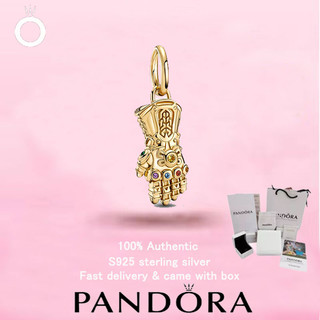 Seri Pandora mạ vàng The Avengers Infinity Gauntlet Charm, bao gồm hộp ...