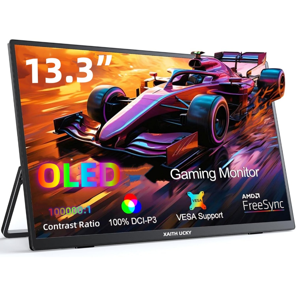 Màn hình di động XAITH UCKY OLED 13,3 ” Màn hình chơi game FHD 1080P ...