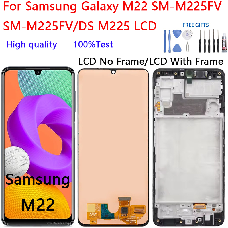 Dành Cho Samsung Galaxy M22 SM-M225FV SM-M225FV / DS M225 Màn Hình LCD ...