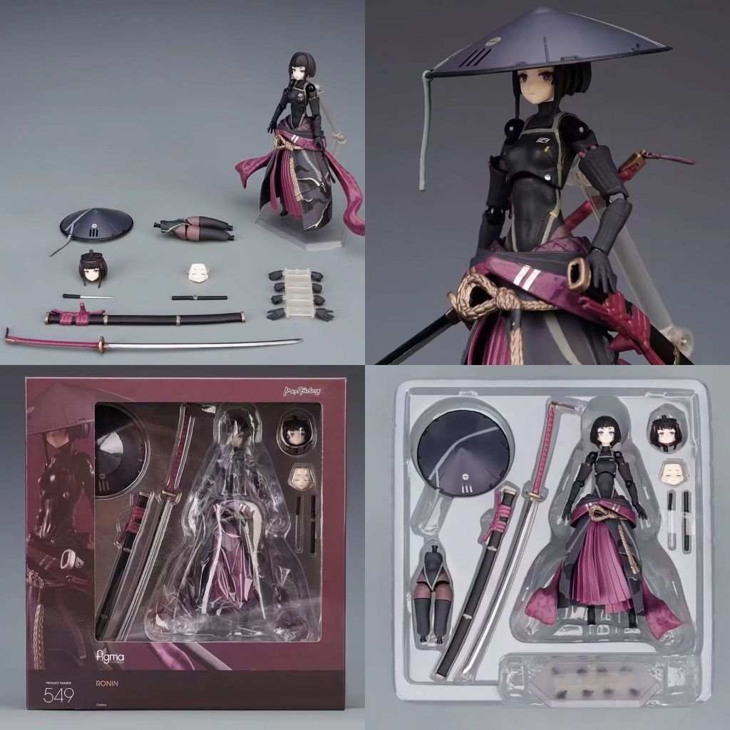 Figma 549 Wuu Langman MF Rong Samurai Girl Joint Plaything / 2 Sc Pvc ...