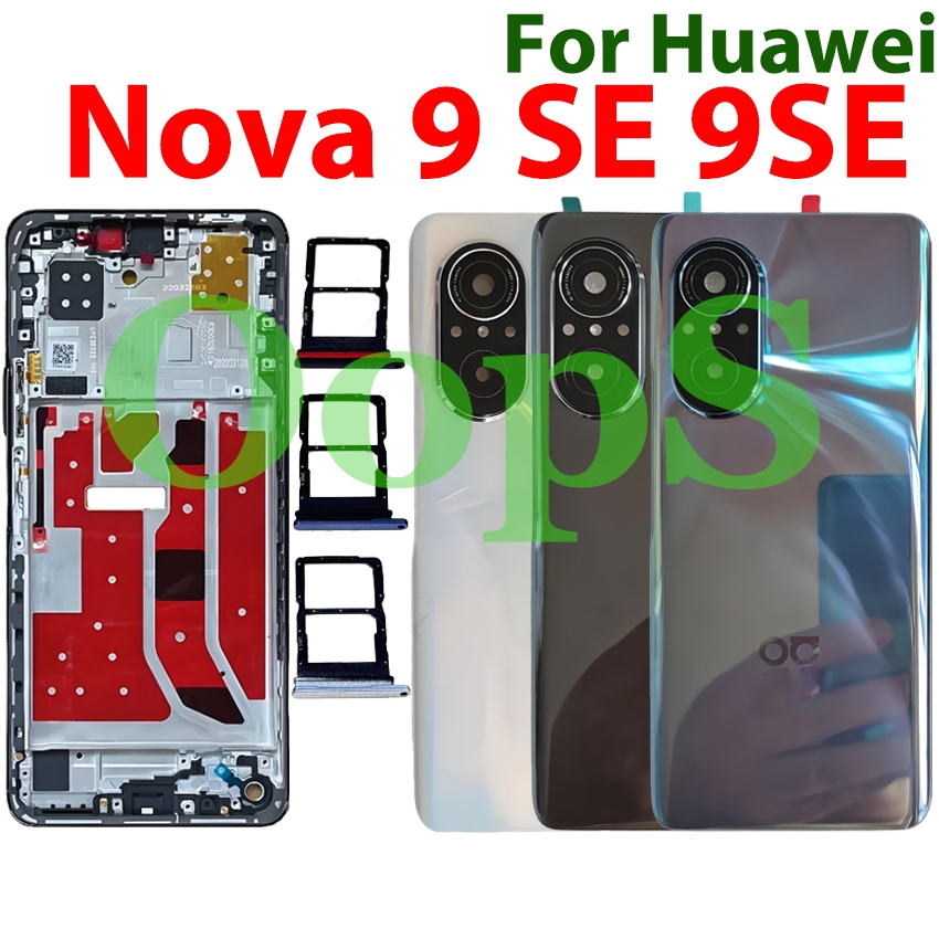 Full Lưng Nhà Ở Khung Dành Cho HUAWEI Nova 9 SE 9SE LCD Phía Trước Giữa ...