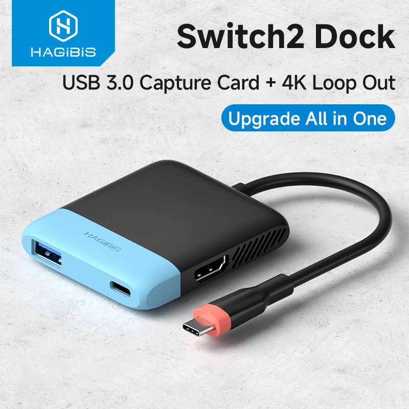 Hagibis Switch Video Capture Card Di Động TV Dock Cho Nintendo Switch ...