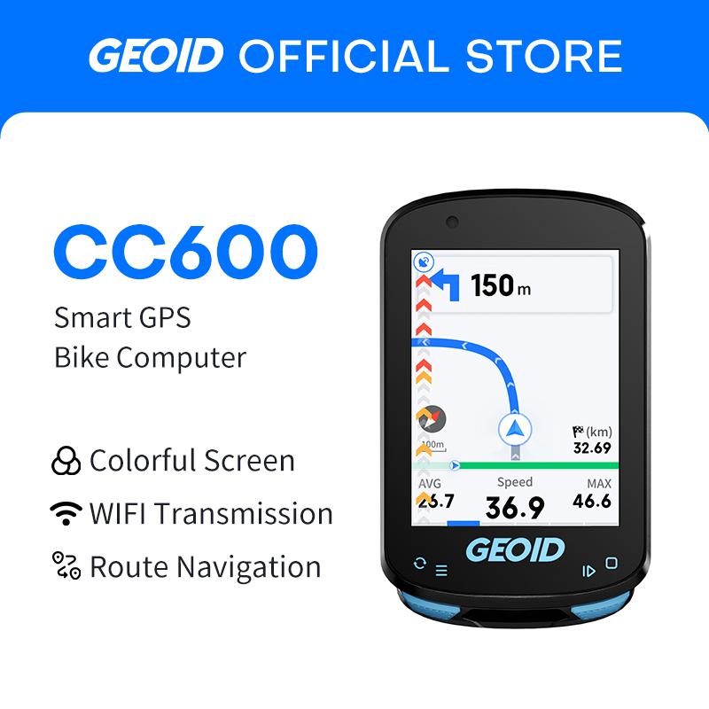 GEOID CC600 - Đồng Hồ GPS Cho Xe Đạp Với Màn Hình Màu và Bluetooth ...