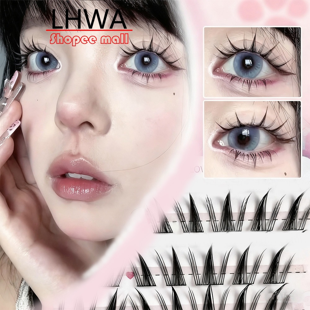 10 Hàng Lông Mi Giả Nối Dài Mi LHWA Thân Mỏng Chồn Chất Lượng Lông Mi ...