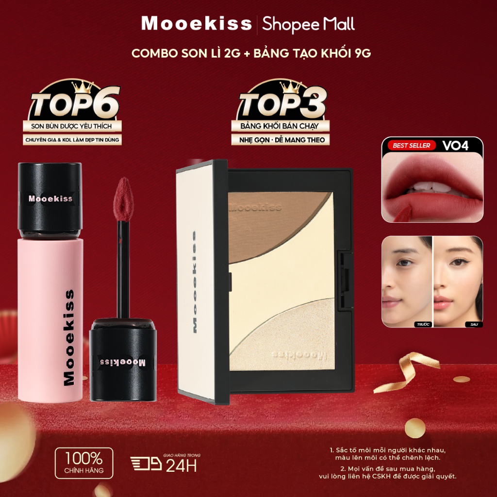 [COMBO] Đất Sét Môi Kết Hợp Mooekiss 2g + Đĩa Đường Viền 9g | Shopee ...